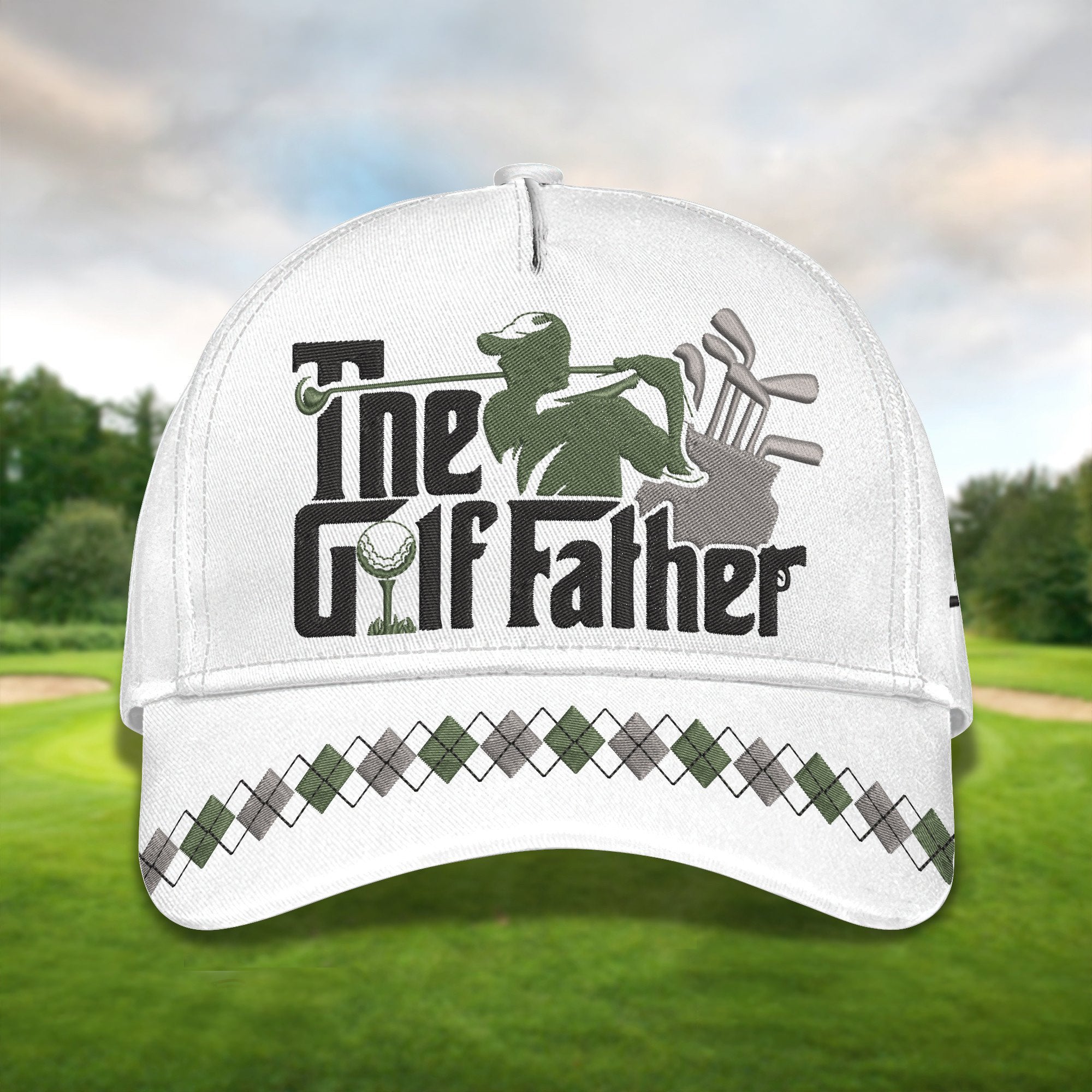 The Golf Father Golf Cap, Dad Golf Gift, Dad Cap – BirdieTee