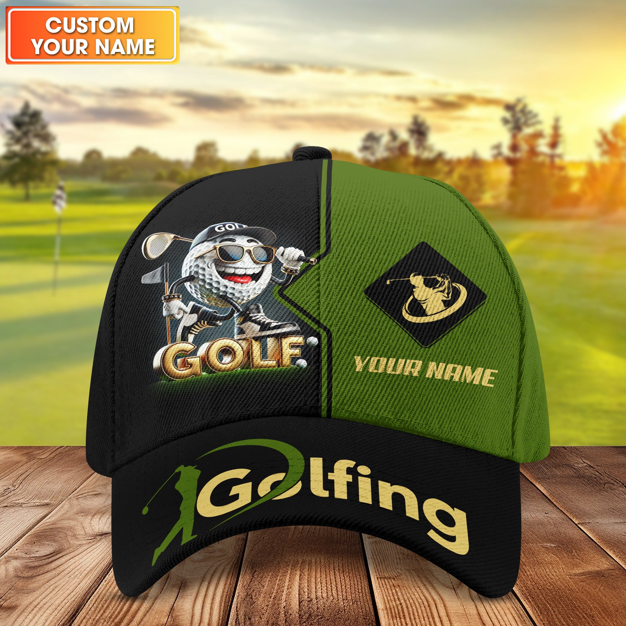 Golf Swing Personalized Golf Cap, Funny Golf Cap, Gift For Dad, Golf G ...