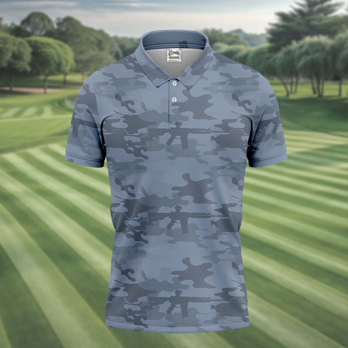 Camouflage Golf Polo, Golfing Apparel, Men Golf Gift, Camouflage Golf ...