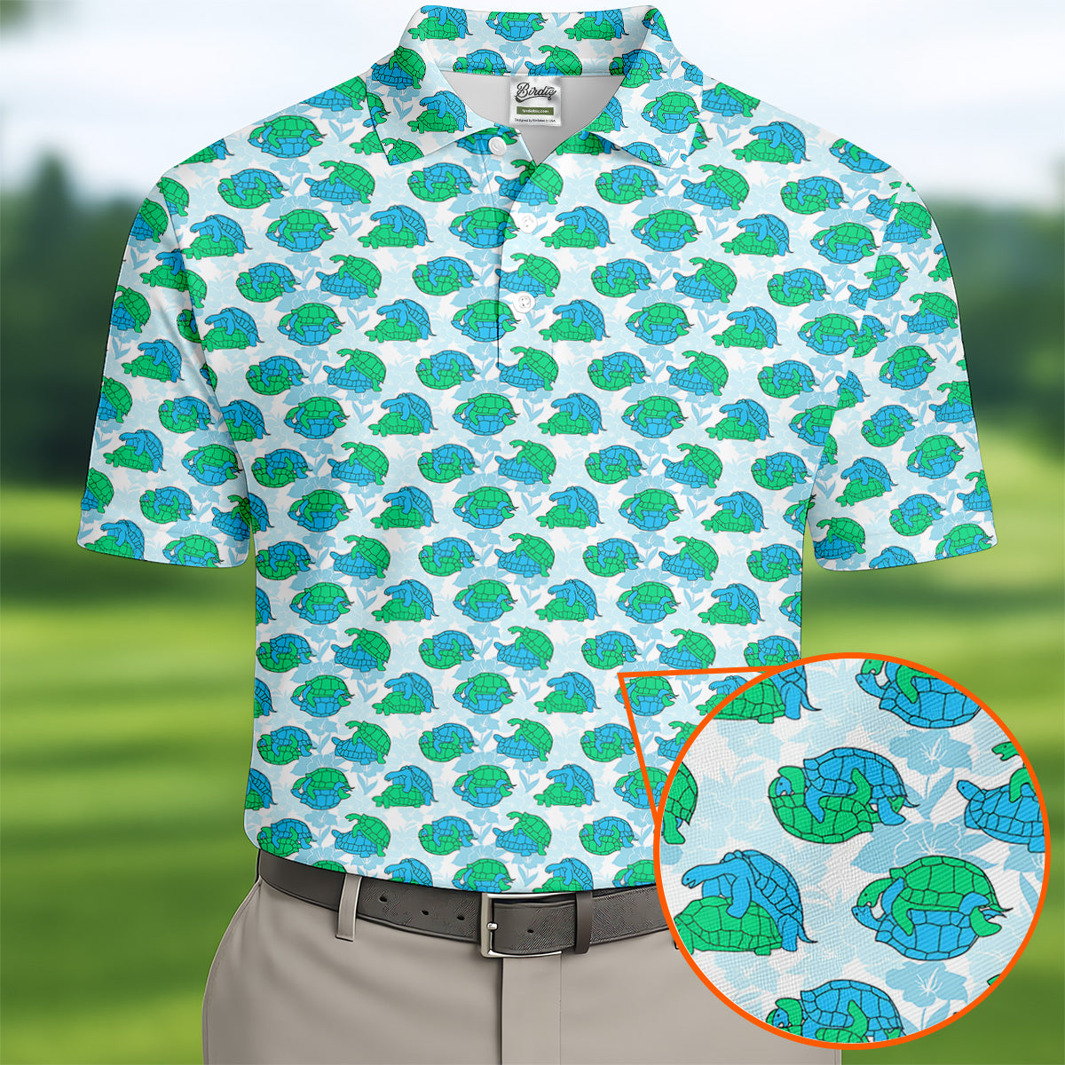 Funny Turtle Naughty Position Golf Tops For Men, Valentines Golf Gift ...
