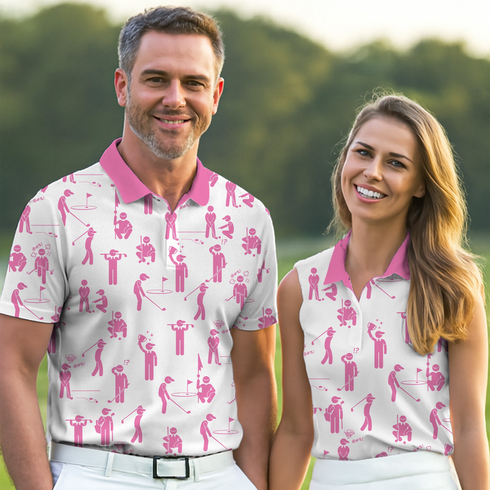 Personalized Womens Patterned Golf Shirts, Golf Gifts For Women, Women ...